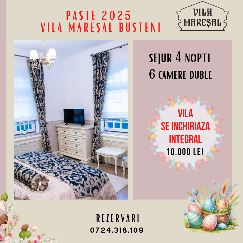 Sejur Paste | Oferta cazare Paste Valea Prahovei Busteni